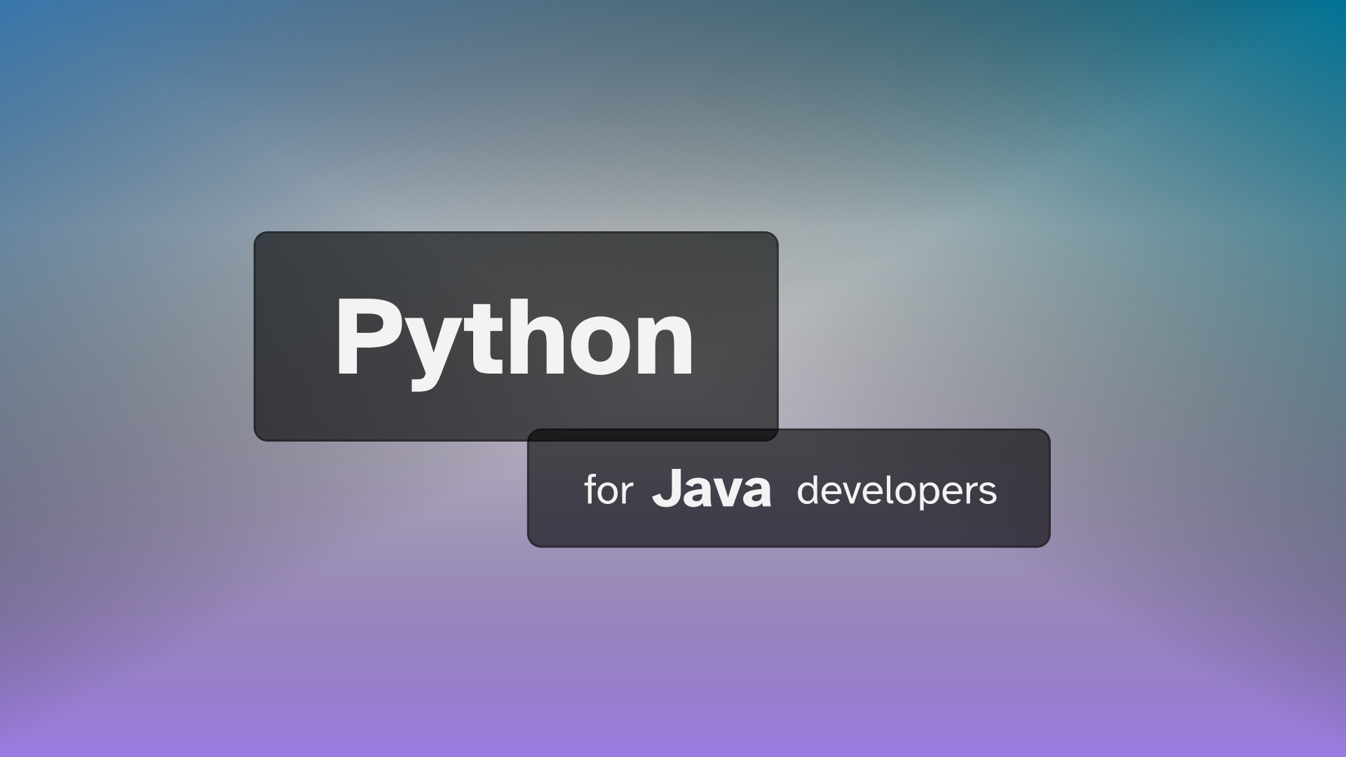 Python for Java Developers | SyntaxShift.dev